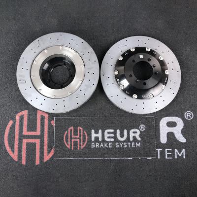 China Heur Brake Carbon Ceramic Disc For Mercedes Benz S63 W216 W217  Upgrade 410*32mm rear Set for sale