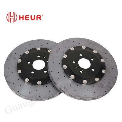 China Heur Brake Carbon Ceramic Brake Disc For Mercedes Benz BMW Audi Upgrade Size From 355MM-440MM for sale
