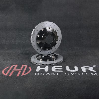 China HEUR Brake Carbon Ceramic Discs For BMW F85 X5 - 380x28mm Rear Set for sale