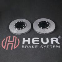 China Heur Ceramic Carbon Brake Rotors For Tesla Model S Y 3 Upgrade 400*36mm F Set for sale