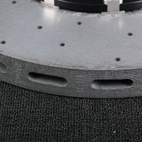 China HEUR Durable Carbon Ceramic Brake Disc 410*38mm Front Set For Mercedes W204 W124 for sale