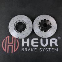 China Corrosion Resistant Lightweight Carbon Ceramic Brake Disc 393*36mm Rotors for VW CC Magotan for sale