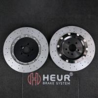China Heur Brake Carbon Ceramic Disc For Porsche Cayenne Coupe Upgrade 440*40mm Front Set And 410*32 Rear Set for sale
