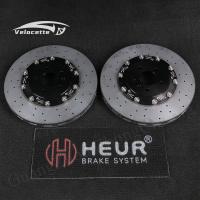 China HEUR Audi carbon ceramic brake discs For Customize A6(C5/4Y8) 1.8L 390*36mm front wheel for sale