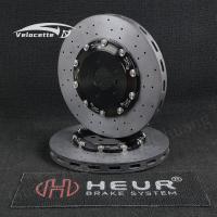 China HEUR Audi carbon ceramic brake discs For Customize A6(C5/4Y8) 1.8L 390*36mm front wheel for sale