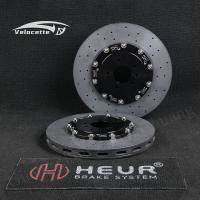 China HEUR Audi carbon ceramic brake discs For Customize A6(C5/4Y8) 1.8L 390*36mm front wheel for sale