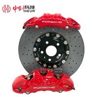 China Heur Brake Carbon Ceramic Disc For Porsche 992  Upgrade 410*36mm Front Set And 400*28mm Rear Set for sale