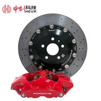China Heur Brake Carbon Ceramic Disc For Porsche 992  Upgrade 410*36mm Front Set And 400*28mm Rear Set for sale