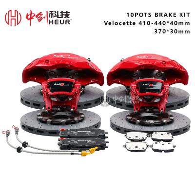 China Customized Carbon Ceramic Brake Rotors Refit 420*40mm For Porsche Cayman 718 for sale