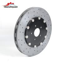 China Nissan GTR35 Front  Brake Disc  390×34mm Carbon Ceramic Performance Rotor for sale