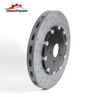 China Nissan GTR35 Front  Brake Disc  390×34mm Carbon Ceramic Performance Rotor for sale
