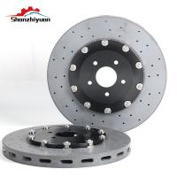 China Nissan GTR35 Front  Brake Disc  390×34mm Carbon Ceramic Performance Rotor for sale