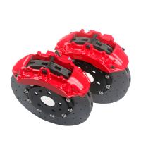 China Lightweight Carbon Ceramic Front Brake Disc Kit for VW Tiguan L 355mm Upgrade for sale