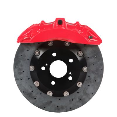 China Lightweight Carbon Ceramic Front Brake Disc Kit for VW Tiguan L 355mm Upgrade for sale