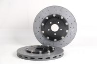China Heur Carbon Ceramic Brake Disc Front Set 390mm Upgrade for Nissan GTR35 for sale