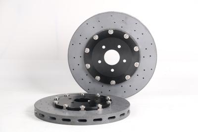 China Heur Carbon Ceramic Brake Disc Front Set 390mm Upgrade for Nissan GTR35 for sale