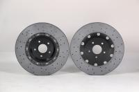 China Heur Carbon Ceramic Brake Disc Front Set 390mm Upgrade for Nissan GTR35 for sale
