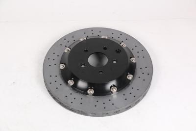 China Heur Carbon Ceramic Brake Disc Rear Set 380mm Upgrade for Nissan GTR35 for sale
