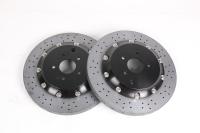 China Heur Carbon Ceramic Brake Disc Rear Set 380mm Upgrade for Nissan GTR35 for sale