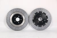China Heur Carbon Ceramic Brake Disc Rear Set 380mm Upgrade for Nissan GTR35 for sale