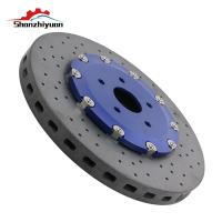 China Heur Long Fiber Carbon Ceramic Disc For Honda Civic Type R 355mm Front Set for sale