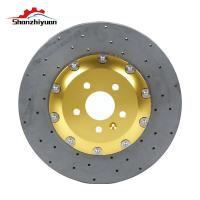 China HEUR Carbon Ceramic Front Brake Disc Replacement Set - Direct Fit for VW Golf Mk7/Mk8, Tiguan, Passat B8 for sale