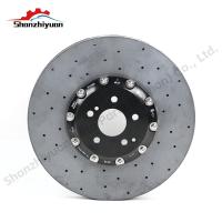 China Premium Carbon Ceramic Brake Discs 420*40mm Front Set Wear Resistant For Porsche Carrera S for sale