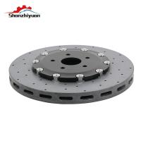 China HEUR Brake Front Carbon Ceramic Brake Discs 330×22mm  OE Number 4F0615601B  Set for Audi A6 for sale