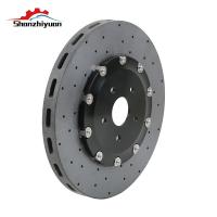 China HEUR Brake Front Carbon Ceramic Brake Discs 330×22mm  OE Number 4F0615601B  Set for Audi A6 for sale