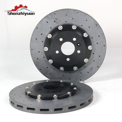 China HEUR Carbon Ceramic Brake Disc For Mercedes-Benz S500 S600  (Upgrade) 400*36mm Front Set for sale