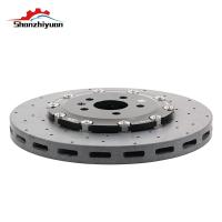 China Front Set BMW Carbon Ceramic Brake 345*28mm OE Number   34112282445  Bmw Z4  E85 Brake Disc Durable for sale