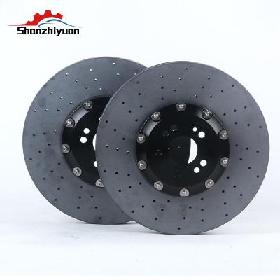 China HEUR Carbon Ceramic Brake Disc For Mercedes-Benz Brabus G500 OE Number A4634211500  380*36mm  Front Set for sale
