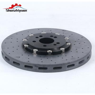 China HEUR Brake Front Carbon Ceramic Brake Discs 345×30mm  OE Number  4D0615301E  Set for Audi A8 for sale