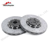 China High Performance Custom Carbon Ceramic Rear Brake Kit 345*24mm OE Number 34216793246  for BMW X6 E71 for sale