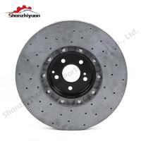 China HEUR Brake Front Carbon Ceramic Brake Discs 356×28mm  OE Number 4E0615602B  Set for Audi S8 for sale