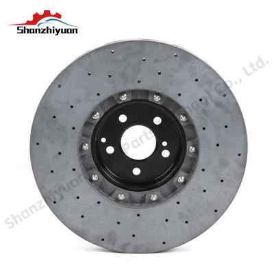 China OE Number 4634210412 350*32mm  Lightweight Carbon Ceramic Brake Rotor Eco‑Friendly For Mercedes Benz G55 for sale