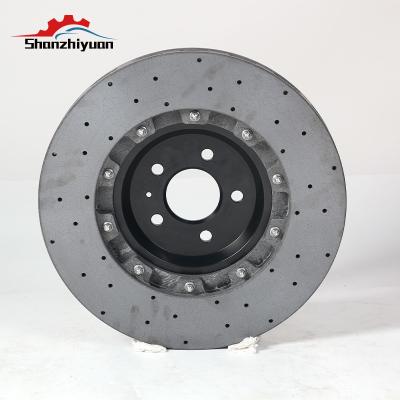 China OE Number  2204211812 330*32mm  Lightweight Carbon Ceramic Brake Rotor Eco‑Friendly For Mercedes Benz S500 for sale