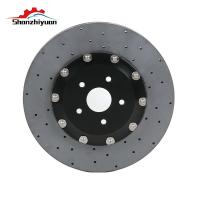 China HEUR Brake Rear Carbon Ceramic Brake Discs 350×28mm  OE Number 4M0615601P  Set for Audi Q7 for sale