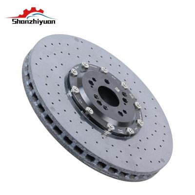 China Aftermarket CCB Carbon Ceramic Front Brakes Upgrade Set Fit BMW M8 400×38mm for sale
