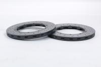 China 365×28mm Rear Carbon Ceramic Brake Rotors for Porsche Taycan Turbo Performance Brakes for sale