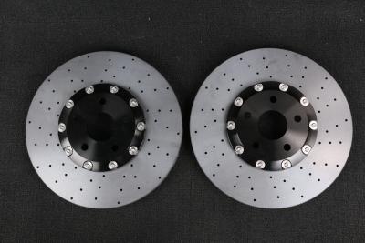 China 400×38mm CCB Carbon‑Ceramic Front Brake Disc Kit High Performance Upgrade Direct Replacement For Audi S7 C7 for sale