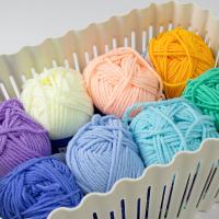 China 100% Milk Cotton Yarn 5-Ply Tube Thread for Sweaters, Gloves, Scarves - Soft Hand Woven Craft Material for sale