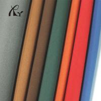 China 0.45mm Thickness 137cm Width Suede Imitation Microfiber PU Leather for Electronic Packaging and Furniture for sale