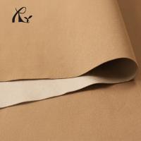 China 0.45mm Thickness 137cm Width Suede Imitation Microfiber PU Leather for Electronic Packaging and Furniture for sale