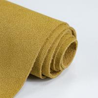 China Imitation Cowhide PU Leather 1.4mm Thick 137cm Wide Velvet Finish for Shoes Boots Bags Furniture for sale