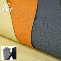 China Non-Slip Suede Imitation Microfiber Leather Fabric 137cm Width 0.8mm Thickness for Gloves Pet Pads Car Seats for sale