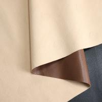China 0.7mm Thick 137cm Wide Pig Grain Imitation Microfiber Leather for Shoes Bags Furniture for sale