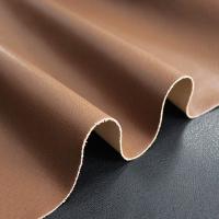 China 0.7mm Thick 137cm Wide Pig Grain Imitation Microfiber Leather for Shoes Bags Furniture for sale