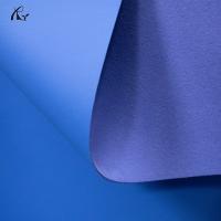 China Fine Grain Atomic Bomb Pattern Imitation Microfiber PU Leather 1.4mm Thick 137cm Wide for Shoes and Bags for sale