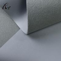 China 1.4mm Lichi Patterned PU Eco Leather Material 137cm Width for Bags Shoes Furniture Manufacturing for sale